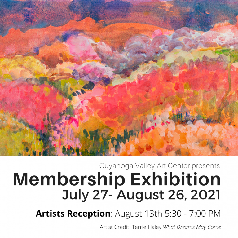 ARTISTS RECEPTION: Membership Exhibition | Cuyahoga Valley Art Center