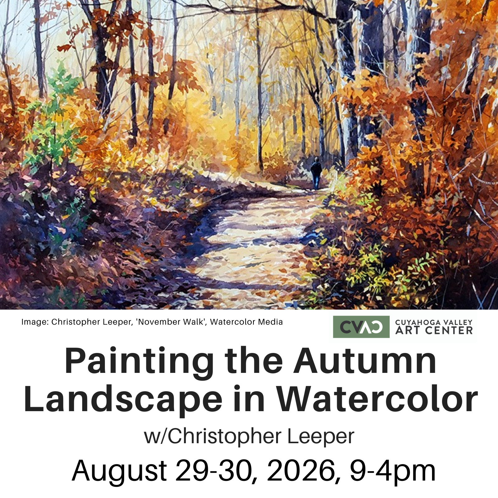 PAINTING THE AUTUMN LANDSCAPE IN WATERCOLOR w/Christopher Leeper ...